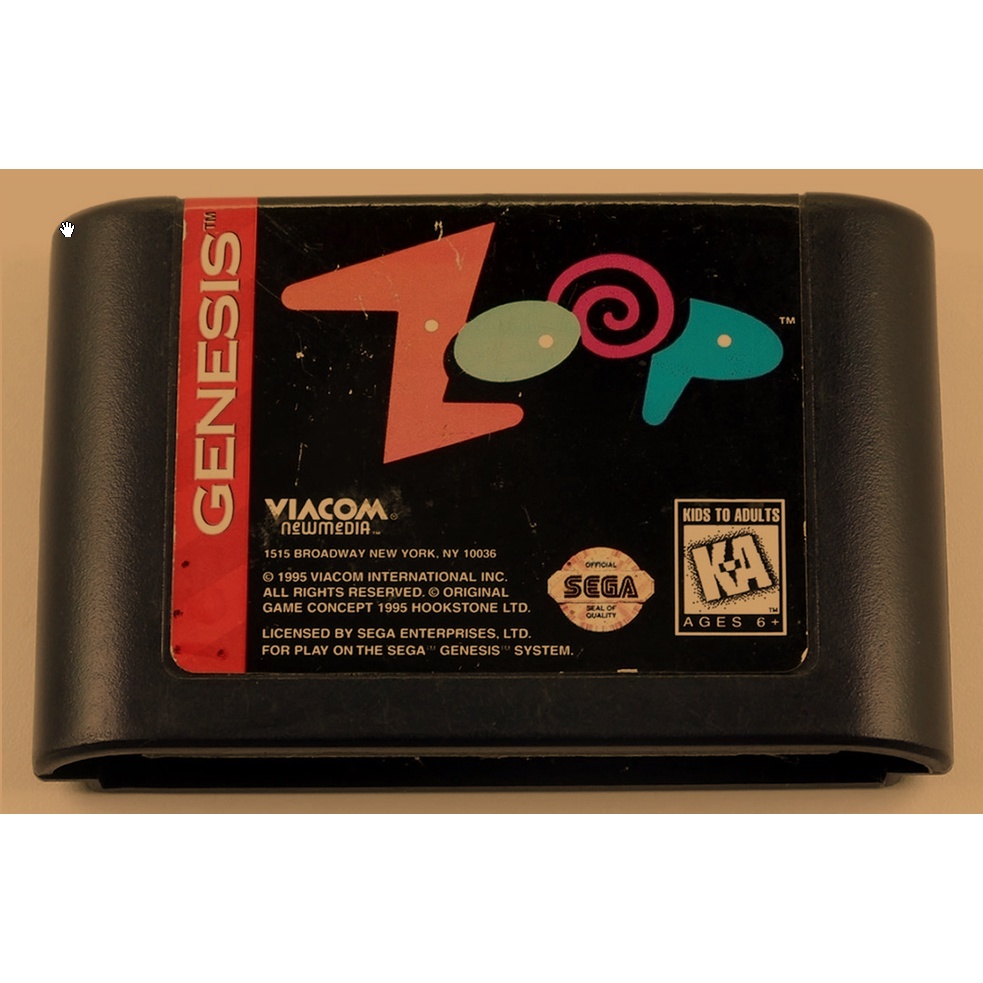 Jogo zoop Sega Mega Drive Genesis Original | Shopee Brasil