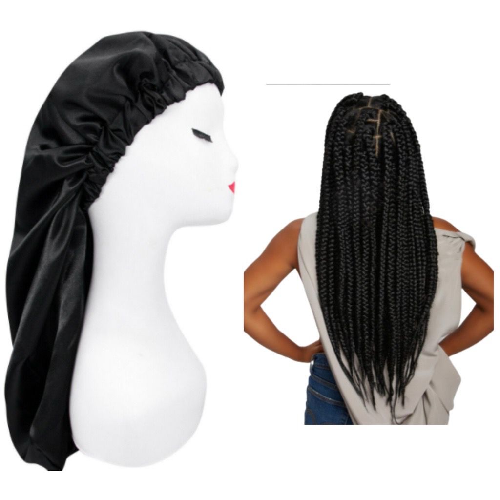 touca de cetim toca de cetim touca gigante touca cacheada touca box ...