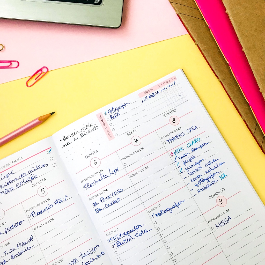 Planner Trimestral FUNCIONAL - Planner permanente (sem data) | Shopee ...