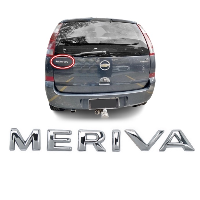 Emblema Nome Letreiro Meriva 2002 2003 2004 2005 2006 2007 2008 2009 ...