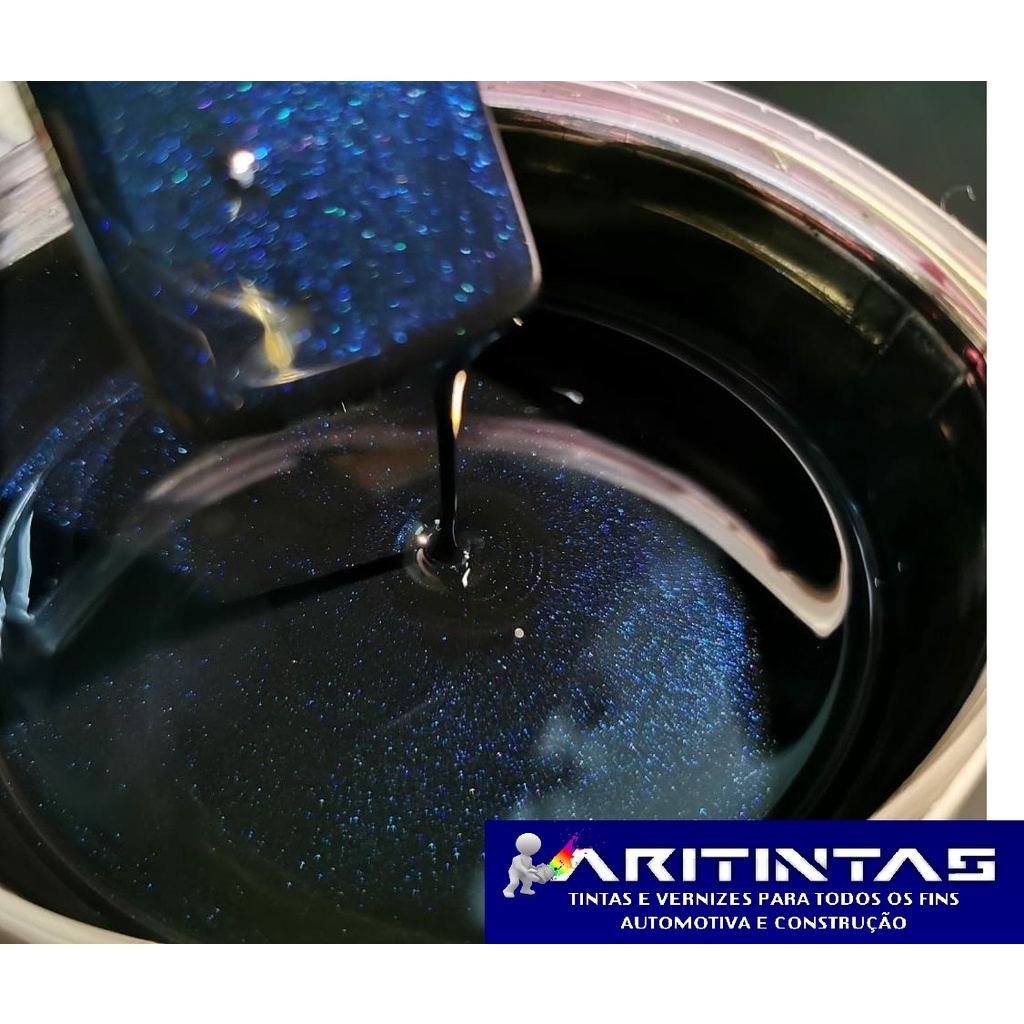 Tinta Azul Perolizado \ Pearl Cruzeiro Blue Código B182p Para Moto ...