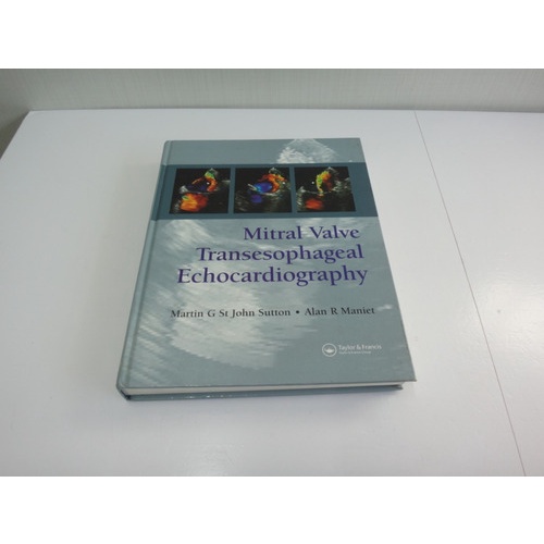 Livro Ecocardiografia - Mitral Valve Transesophageal Echocardiography | Shopee Brasil
