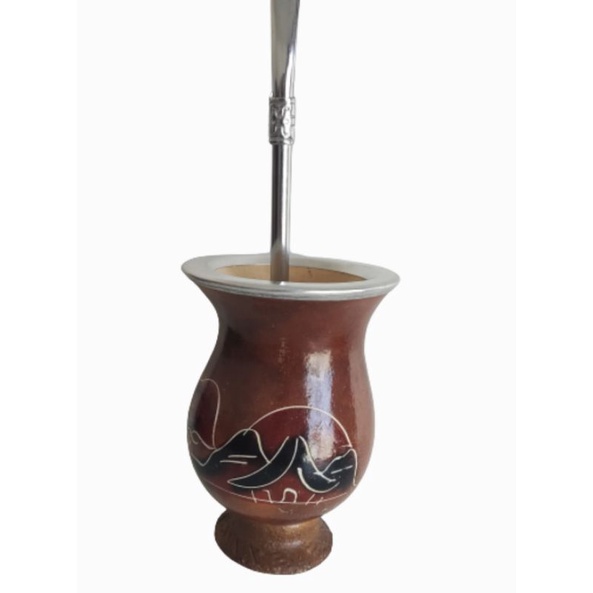 Mini Cuia Para Chimarrão + Bomba (Taça Mini/Pequena Capacidade média ...