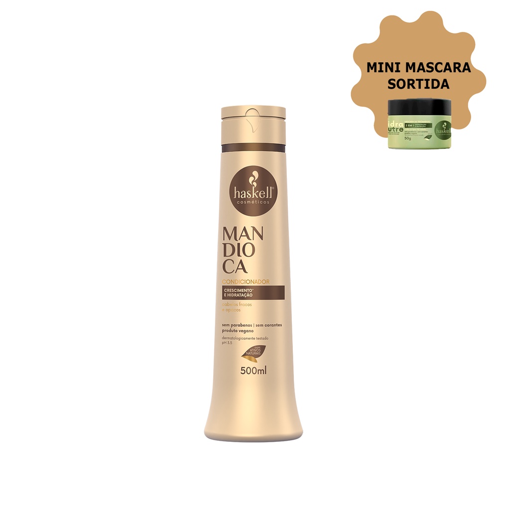 Condicionador Haskell Mandioca 500 Ml | Shopee Brasil