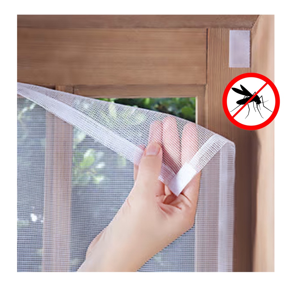 Tela Mosquiteiro Proteção Janela Porta Ulta Forte Até 1,50m Altura Com ...
