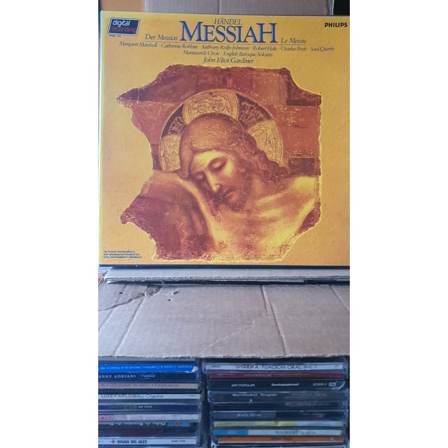 LP Triplo Messiah Handel(1983) Philips Com Encarte Na Caixa | Shopee Brasil