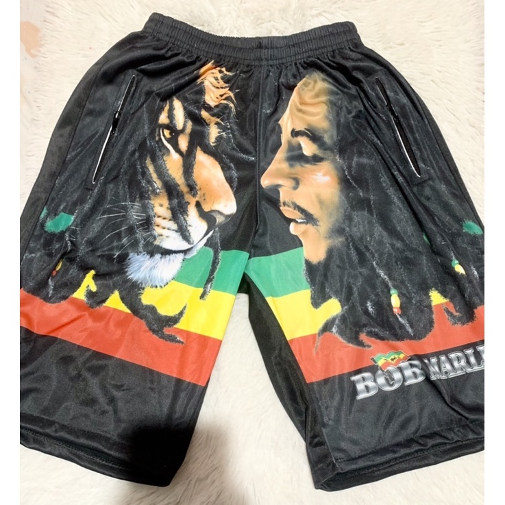 Bermuda Masculina Bob Marley Com Bolso P/ M/G/GG/ XG | Shopee Brasil