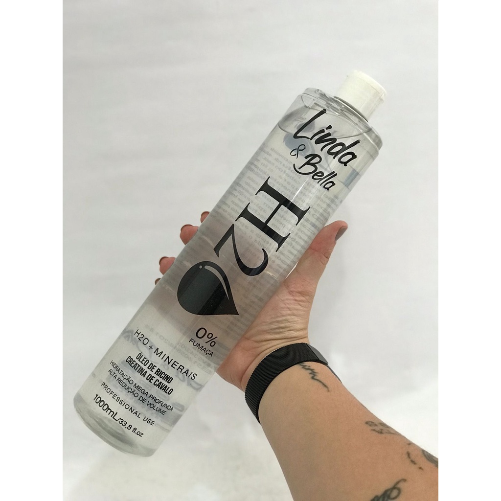 Escova Progressiva H2O em Gel - 1L Linda e Bella | Shopee Brasil