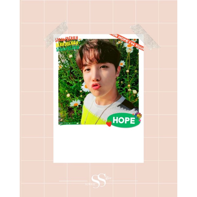 Polaroid Jhope Aesthetic BTS [KPOP] | Shopee Brasil