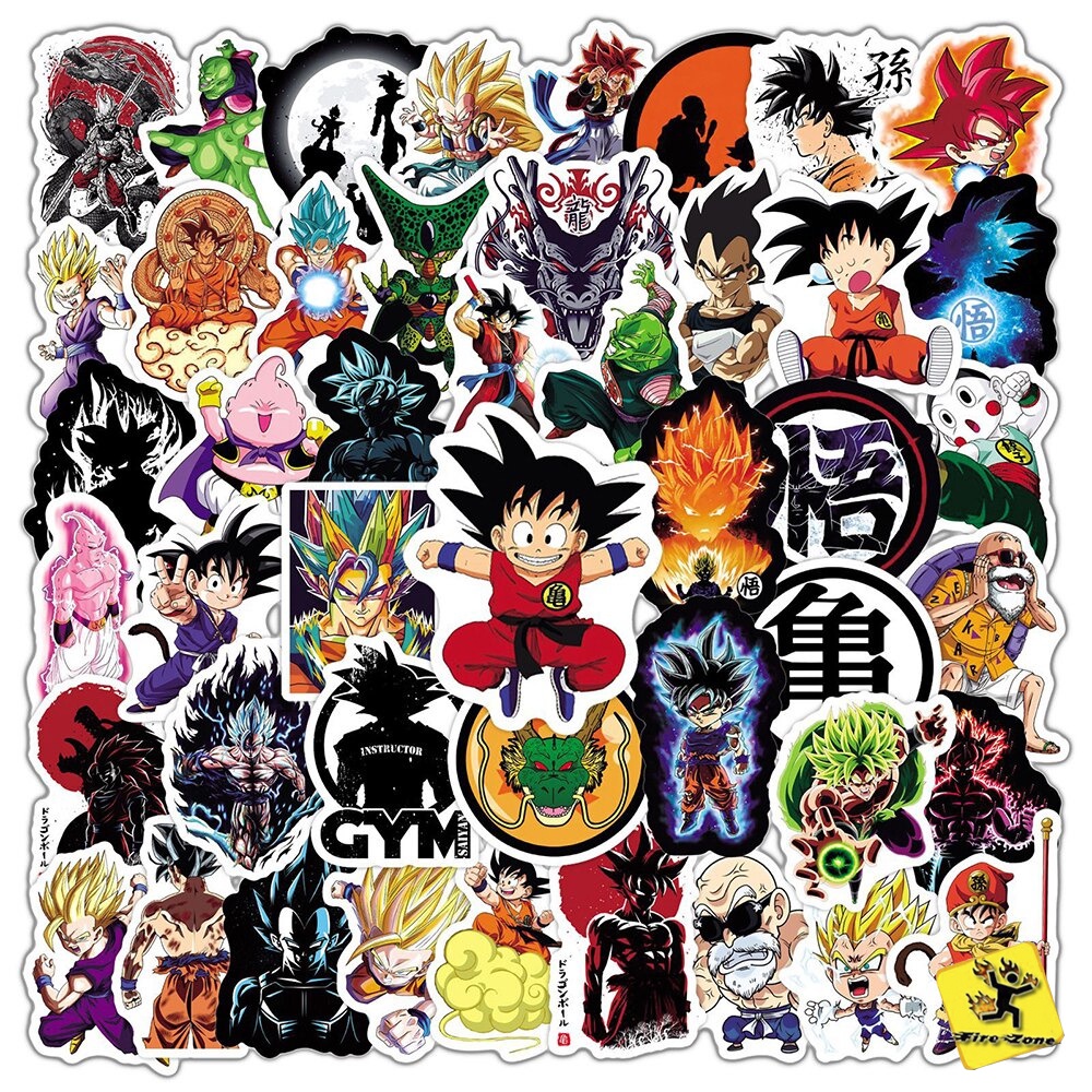 60 pcs DRAGON BALL Stickers/figurinhas Adesivo | Shopee Brasil