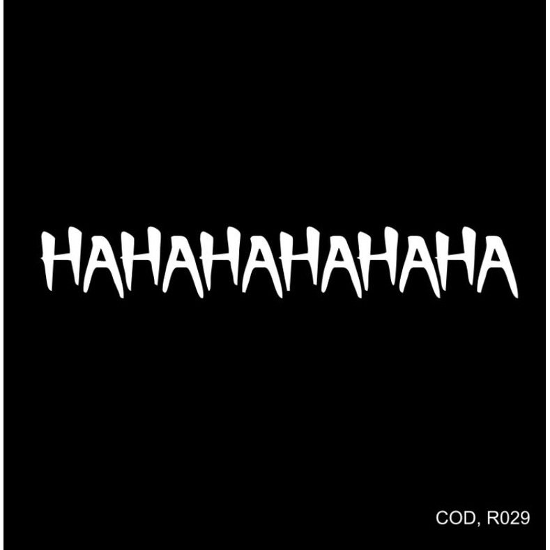 Adesivo Hahahahaha - Adesivos Carro Moto Capacete Bike | Shopee Brasil