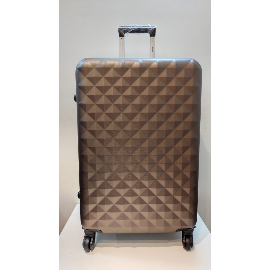 Mala de Viagem Grande Marrom, 23kg para avião, de rodinha. Medida ...