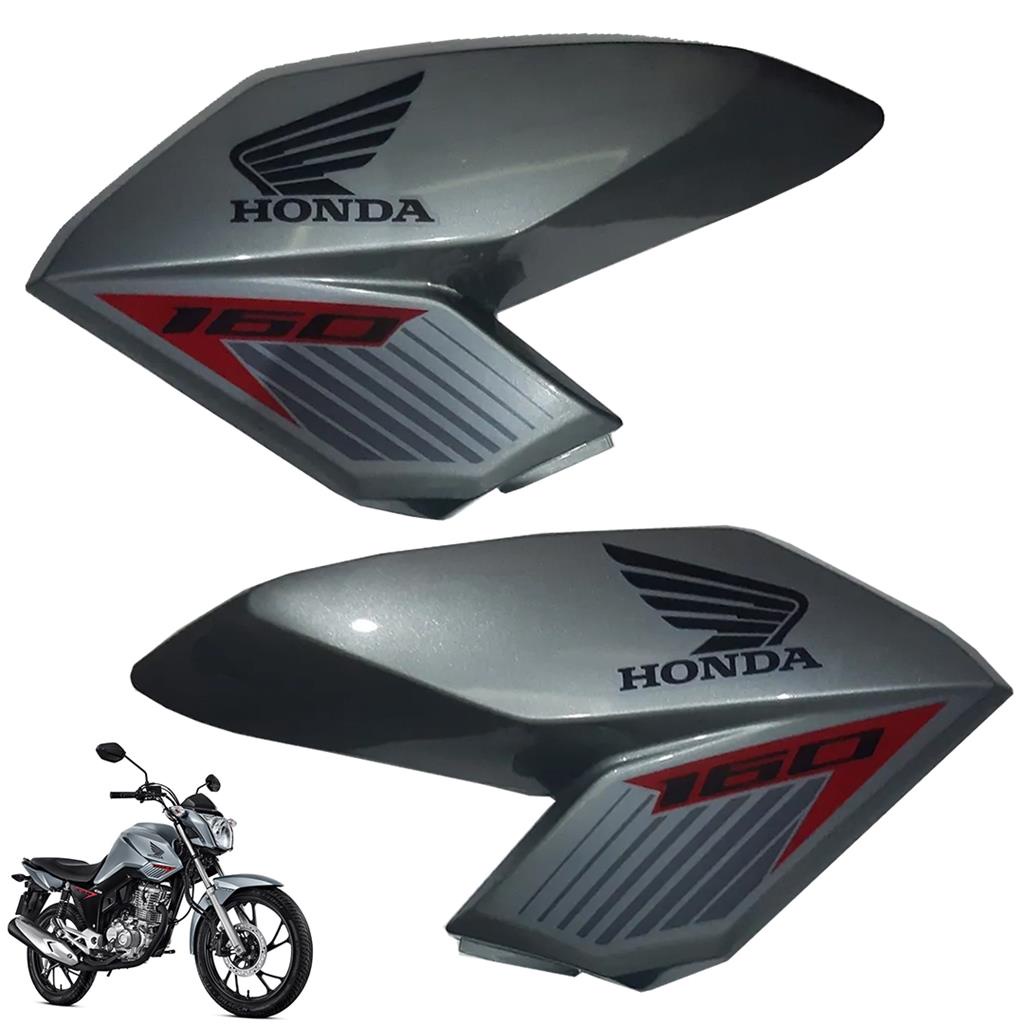 Aba Carenagem do Tanque Fan 160 Cg 160 Prata Metalico 2020 2021 Par ...