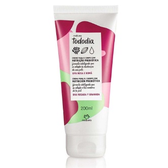 Natura Creme Desodorante Nutritivo para o Corpo Tododia Uva Rosa e Romã - 200 ml | Shopee Brasil