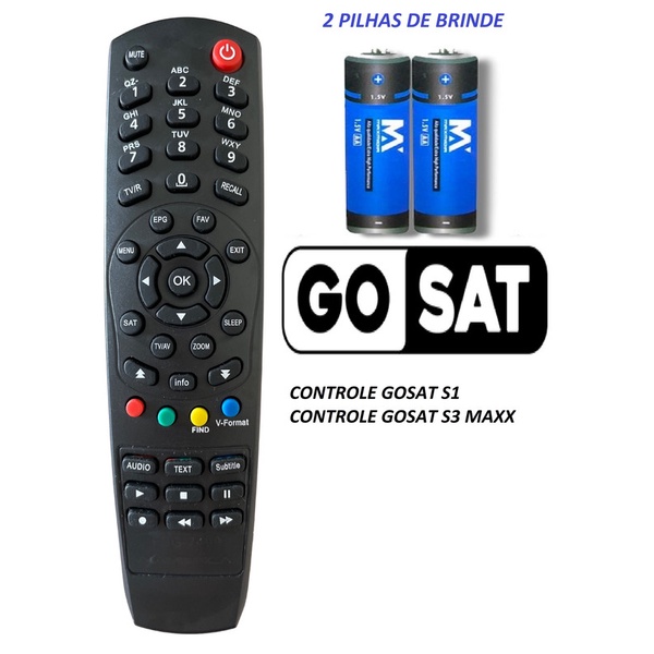 CONTROLE GOSAT S1 S3 MAX PRONTA ENTREGA | Shopee Brasil
