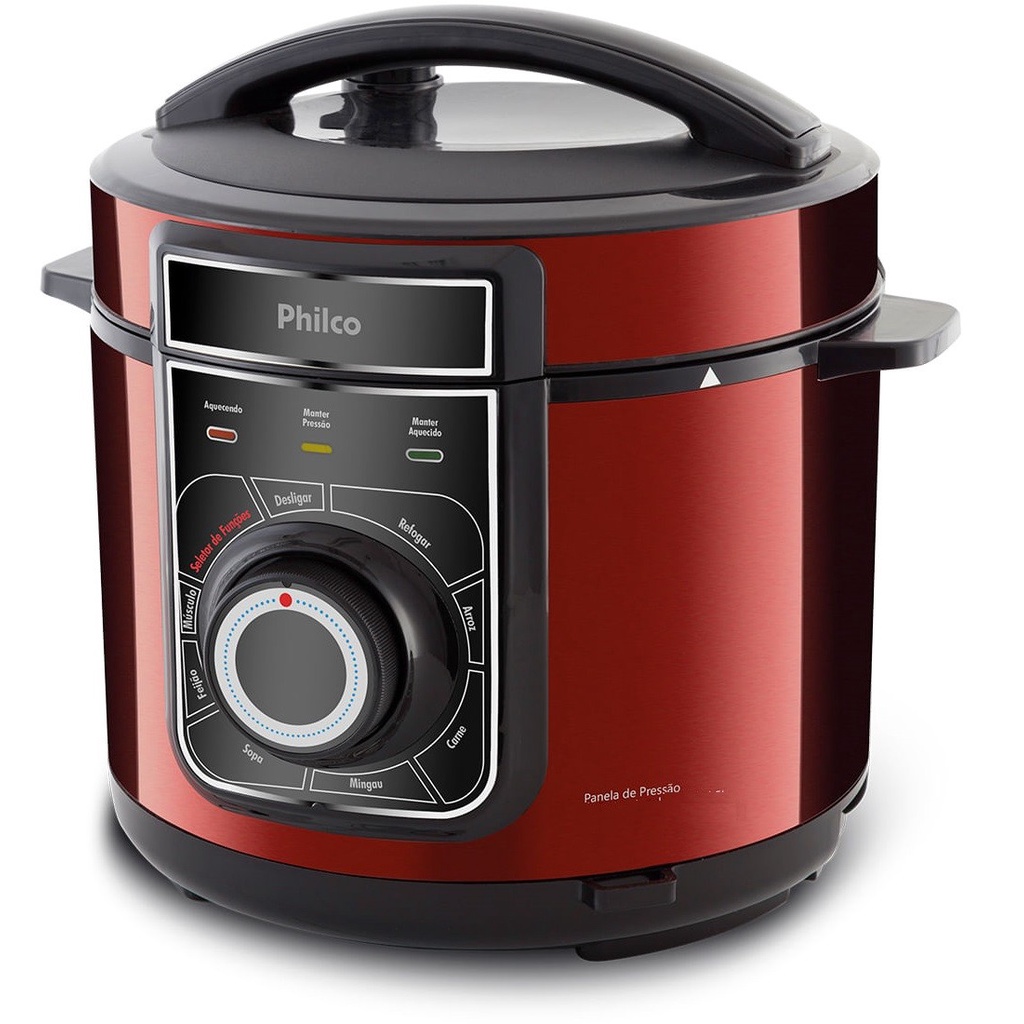 PANELA DE PRESSÃO PHILCO 5L 220V TURBO COOK 900W - MULTIFUNÇÕES ...