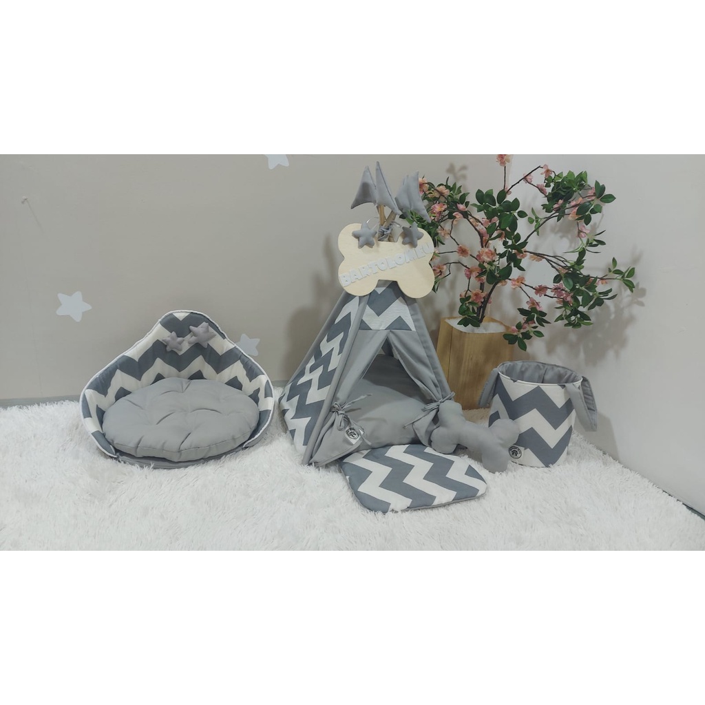 Kit Cabana Rosa M Toca Cama Preto Toca Cachorro Gato Oca Pet | Shopee Brasil