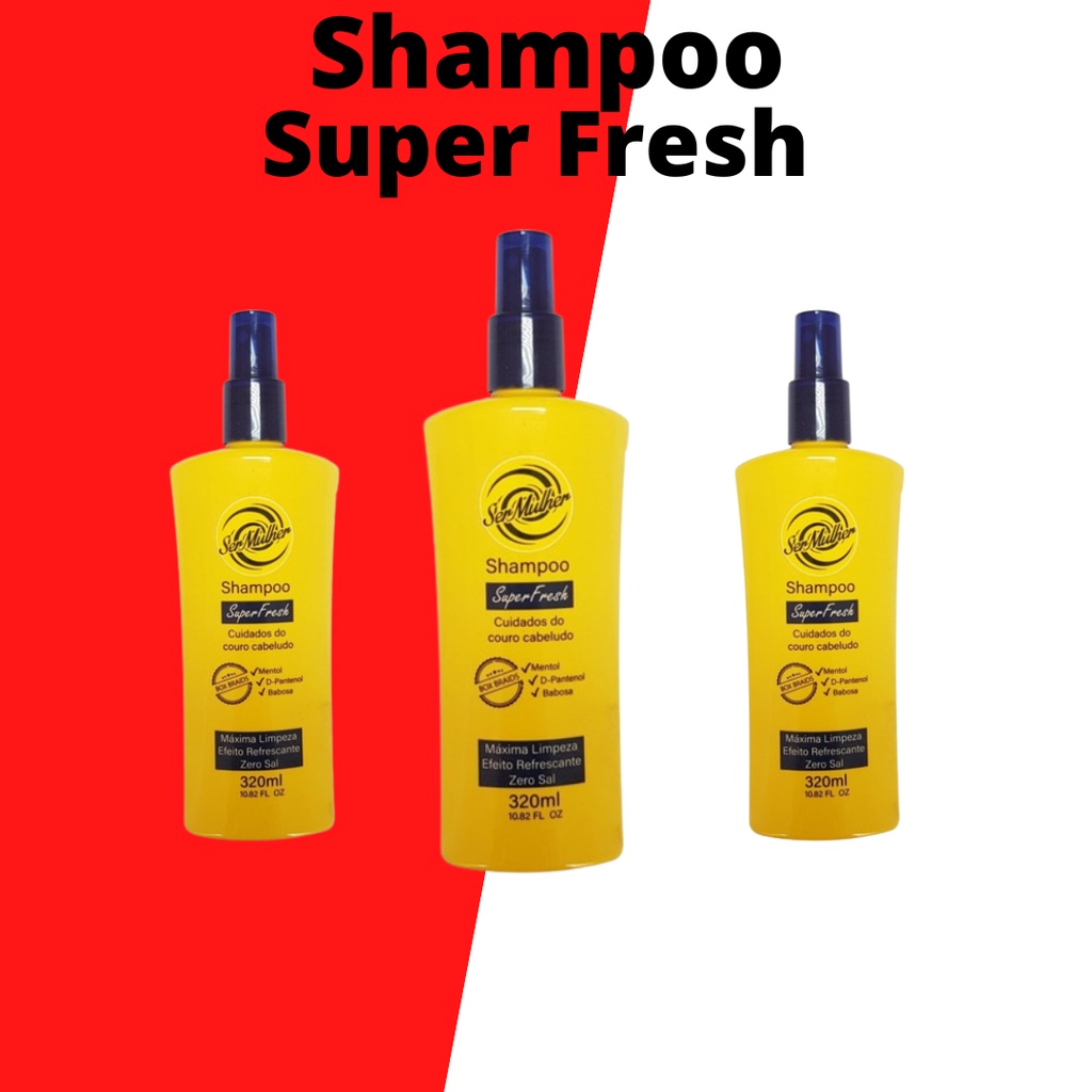 Shampoo Super Fresh - Ser Mulher Para Cabelos Com Box Braids | Shopee ...