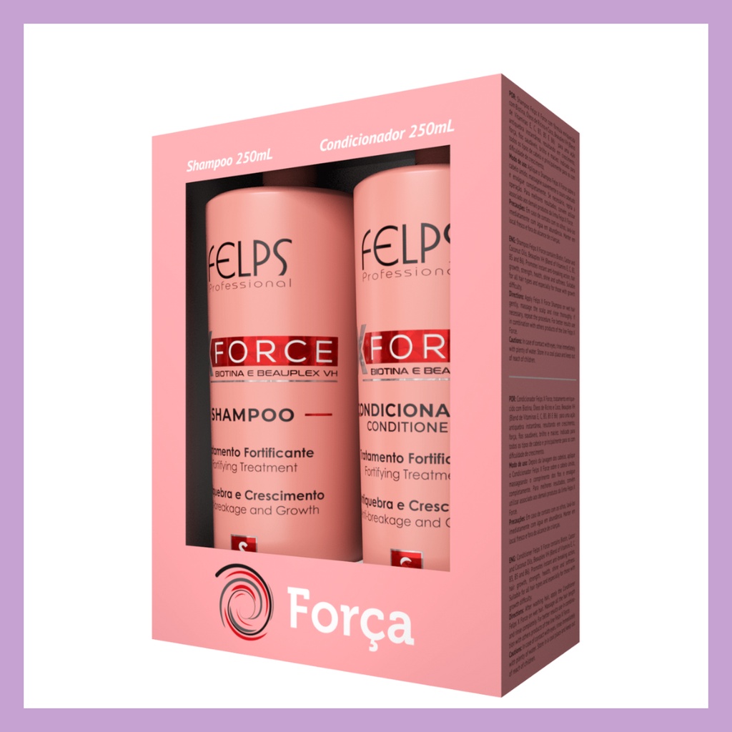Kit Felps Professional XForce (2 Produtos) | Shopee Brasil