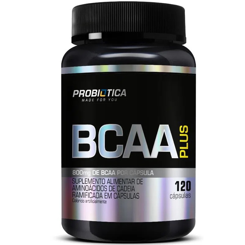 BCAA Plus - 120 Cápsulas - Probiótica | Shopee Brasil