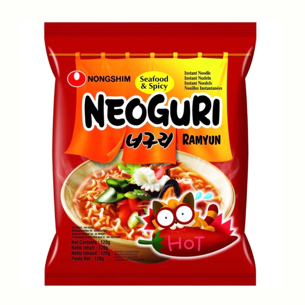 Ramen Neoguri Frutos do Mar Apimentado Nongshim 120g | Shopee Brasil