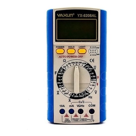 Multimetro Digital Professional Yaxun Yx-9208al | Shopee Brasil