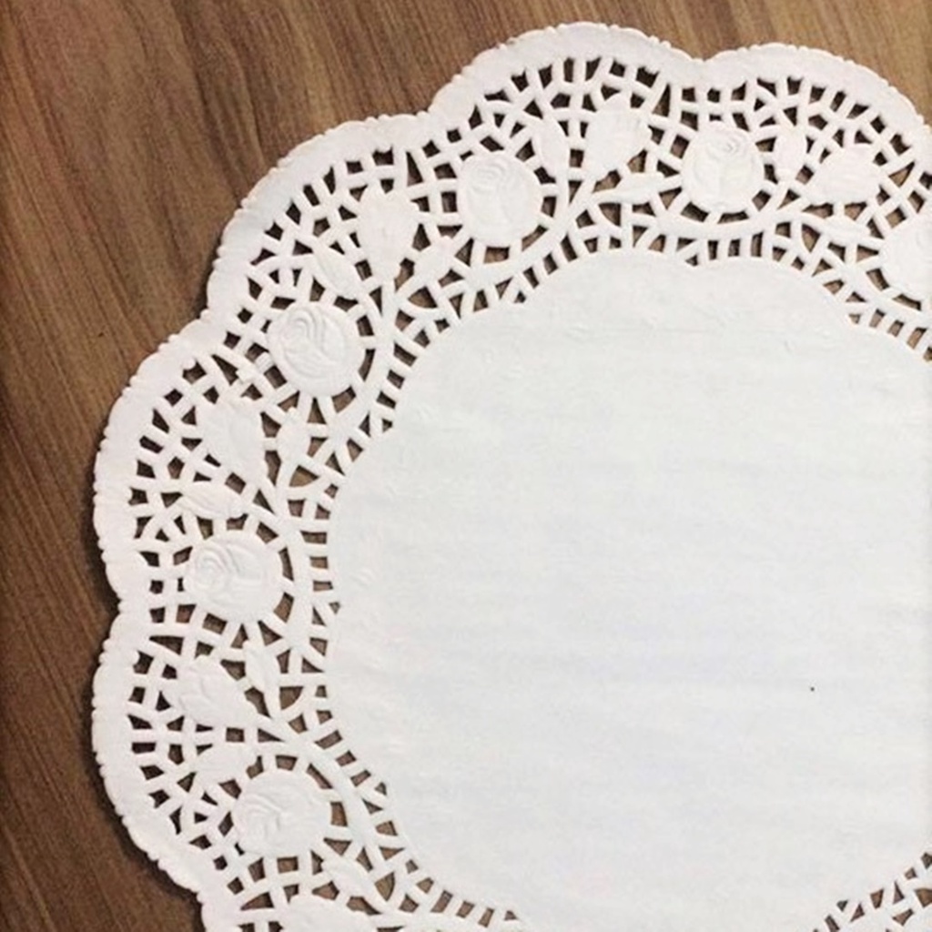 Sousplat Papel Rendado Médio - 25 cm - 12 unidades - Paper Doily ...