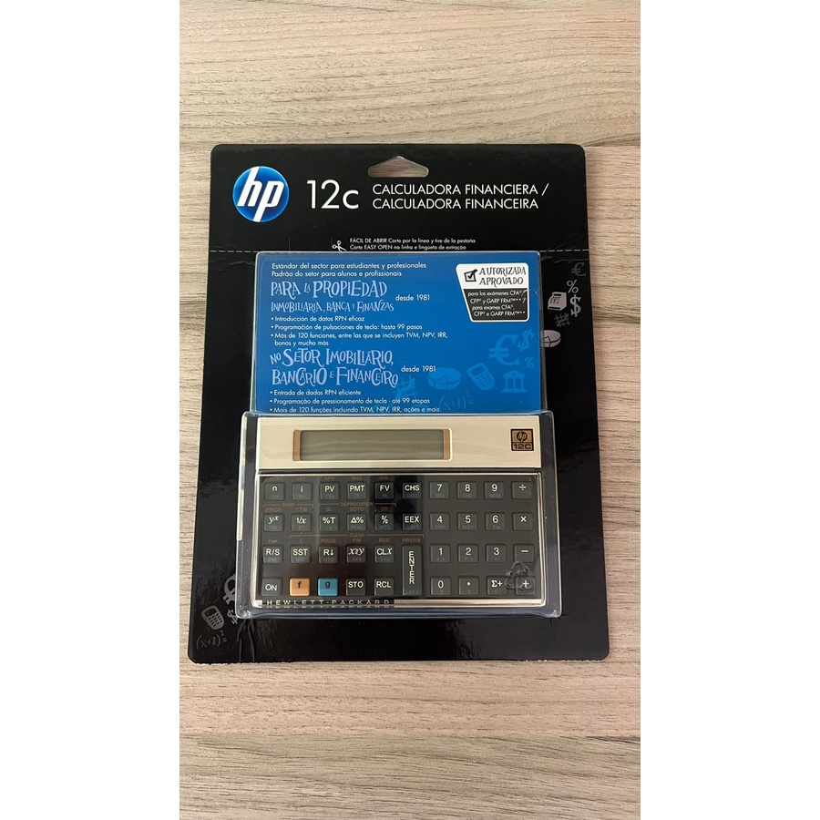 Calculadora Financeira HP 12C Gold | Shopee Brasil