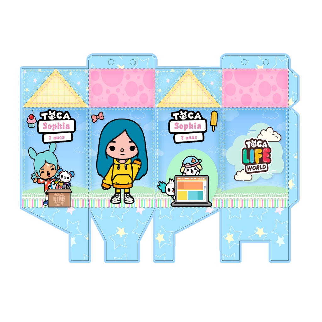 Kit Personalizados Toca Life World (30 itens) - (Desmontadas) | Shopee ...