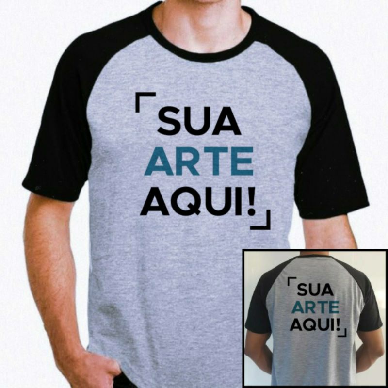 Camiseta Camisa Personalizada Sua Arte Texto Ou Foto Faz A Boa