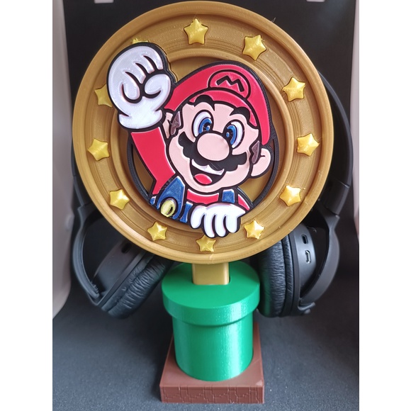 Suporte para HeadSet Super Mario - Fone de Ouvido | Shopee Brasil