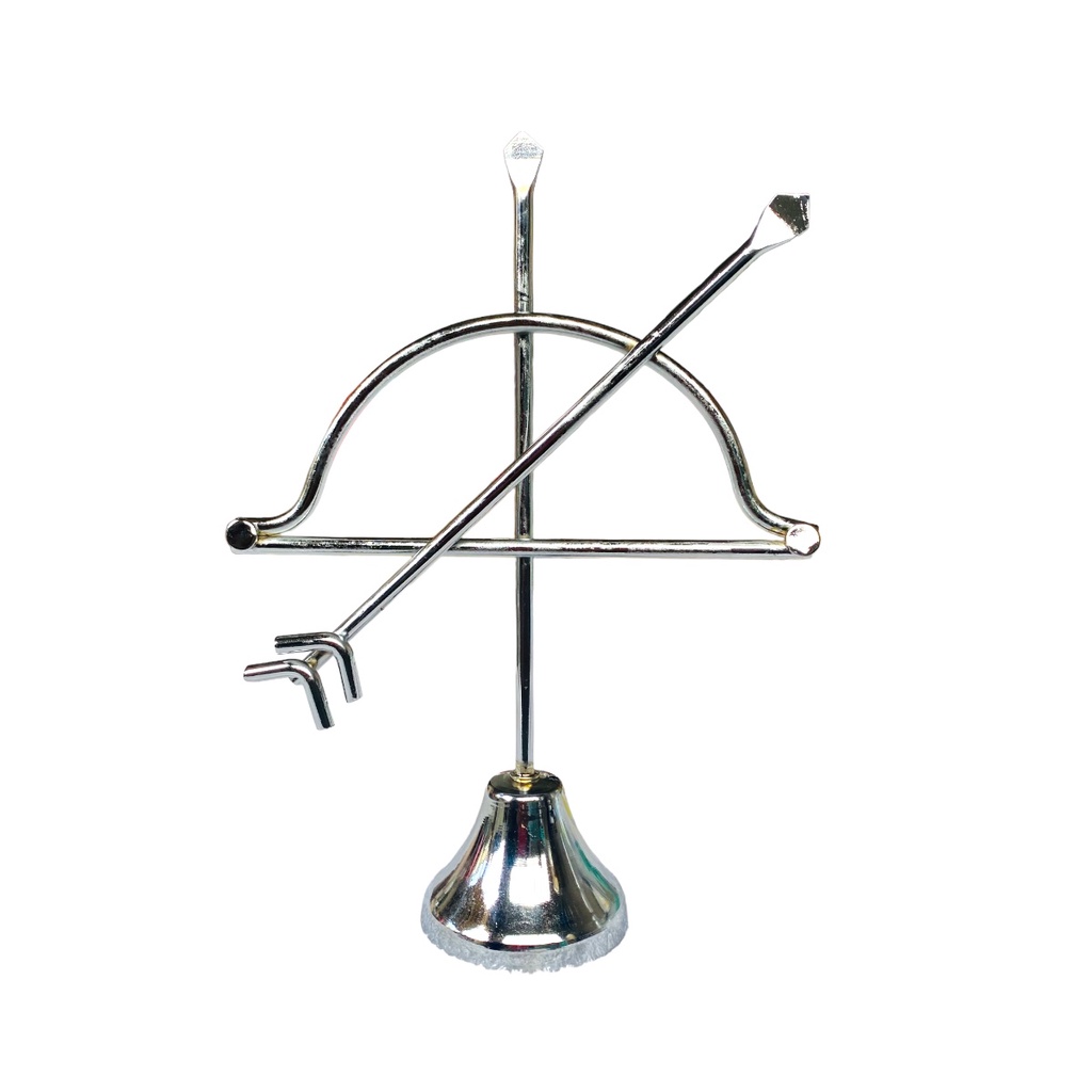 Ferramenta Banhada Aço Orixa Oxossi Prateado Umbanda Candomble | Shopee ...