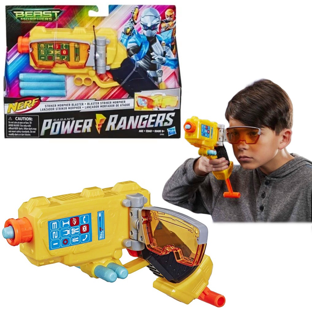 Lançador Nerf Power Ranger Morfador de Ataque Original Hasbro | Shopee ...
