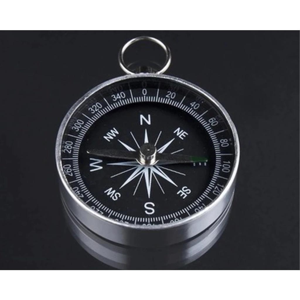 Bússola Metal Alta Precisão Original 40mm Portátil e Bolso | Shopee Brasil