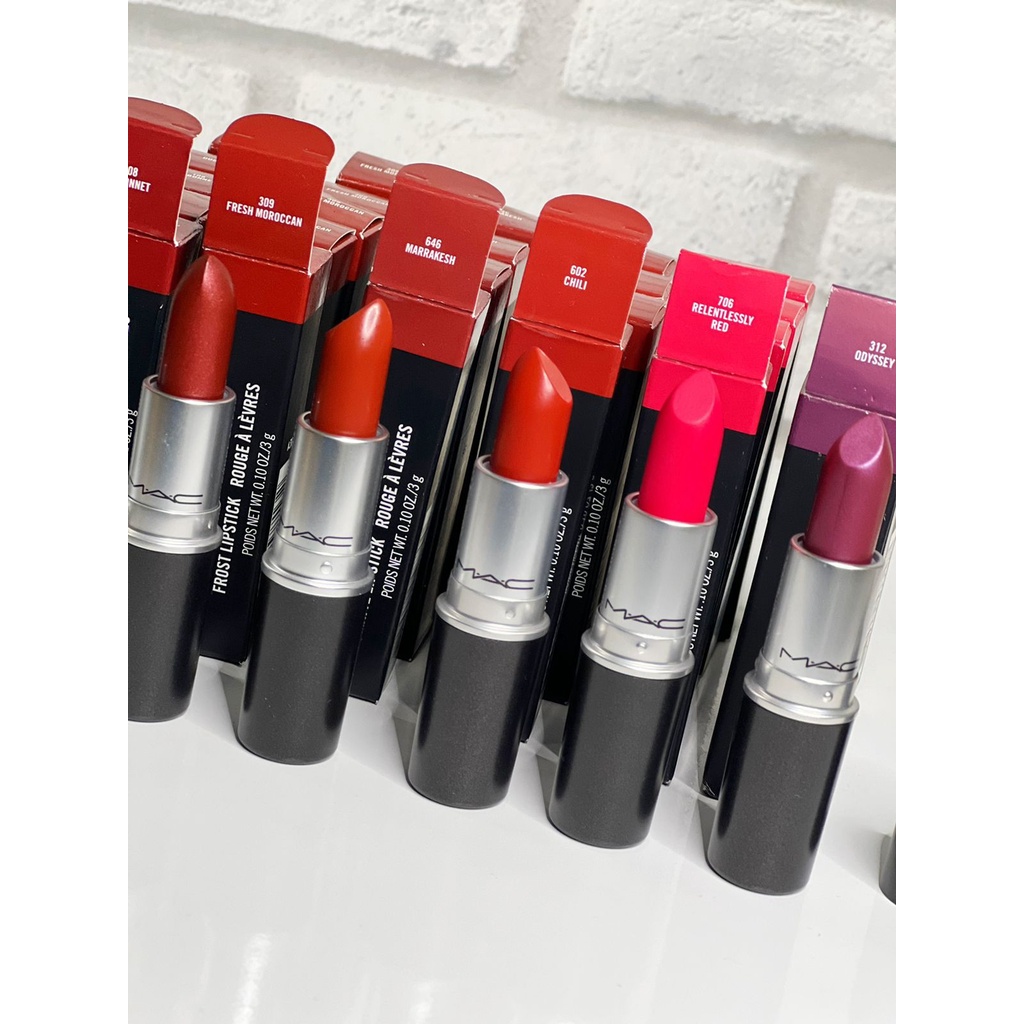 Batom MAC Angel Fabby Chili Plum Dandy Bombshell ( Original ) | Shopee ...