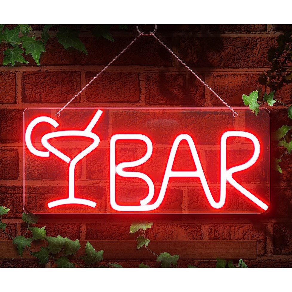 Painel led Neon Bar | Shopee Brasil