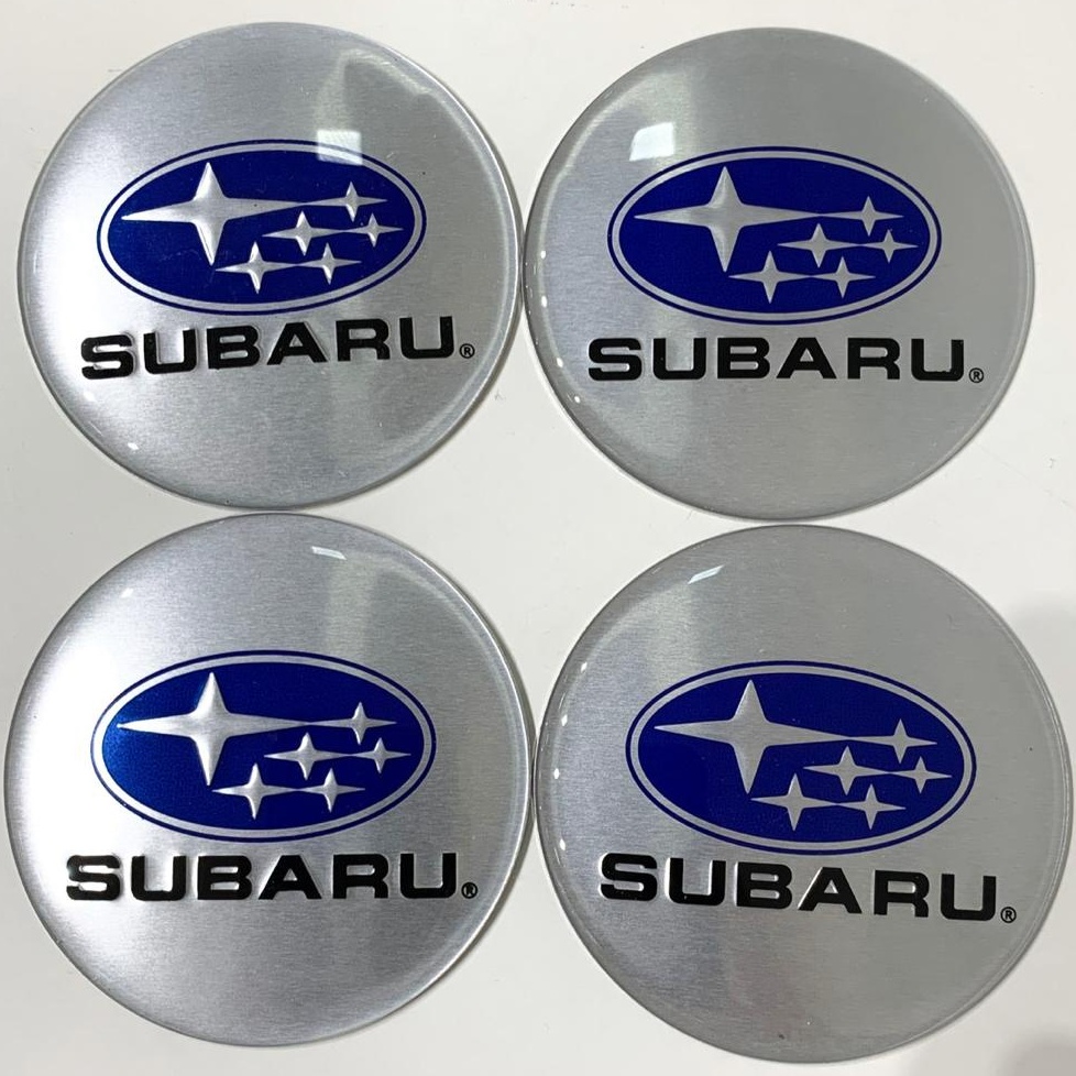 Jogo 4 Emblema Logo Adesivo Roda Subaru 51mm | Shopee Brasil
