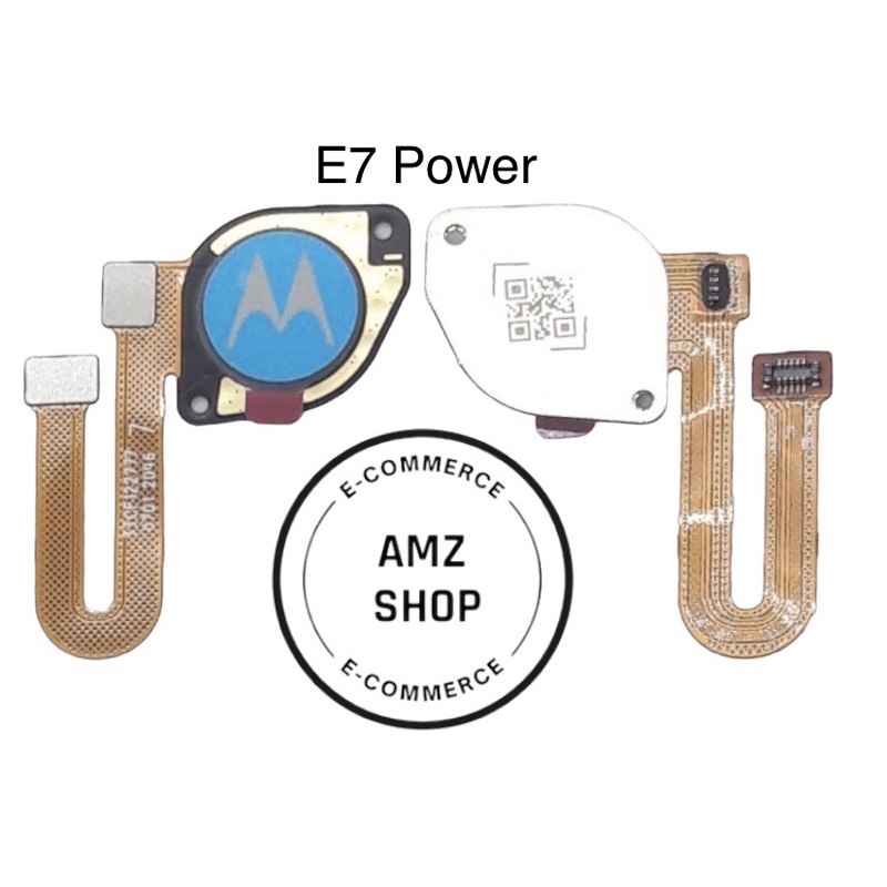 Flex Biometria Sensor Digital Moto E7 Power Azul Xt2097 Original ...