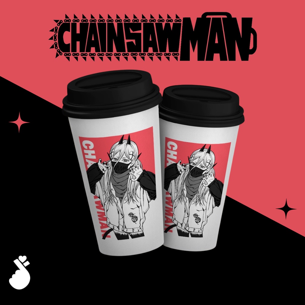 Copo Bucks - Power Chainsaw Man Chainsawman | Shopee Brasil