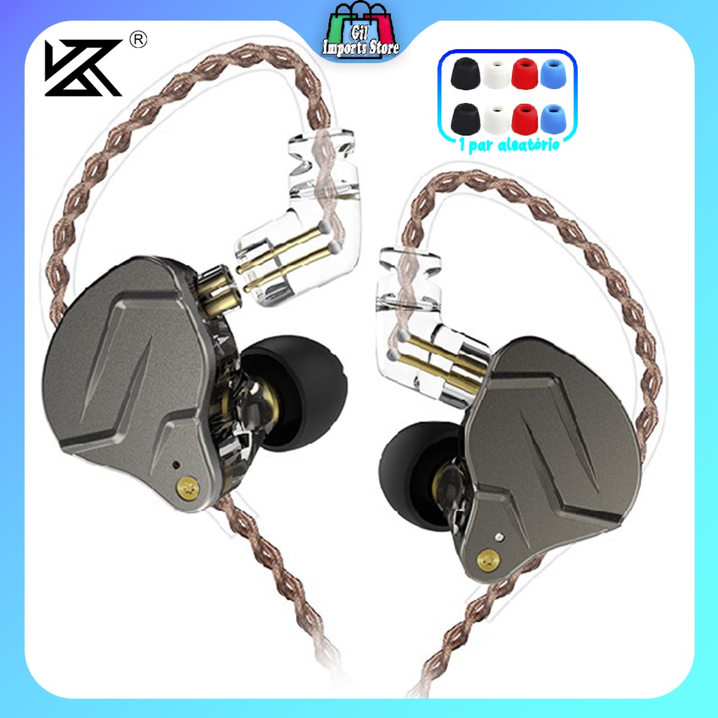 Fone KZ ZSN PRO Retorno de Palco, Pronta Entrega | Shopee Brasil