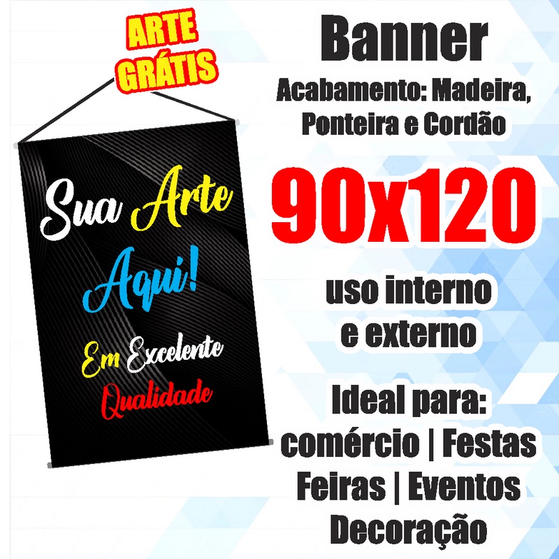 Banner 90x120 TCC Personalizado | Shopee Brasil