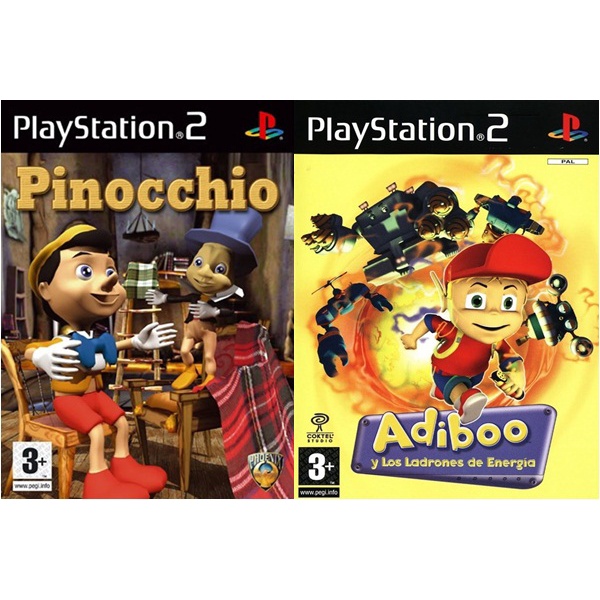 Kit Pinocchio + Adiboo And The Energy Thieves com 2 Jogos (PS2 ...
