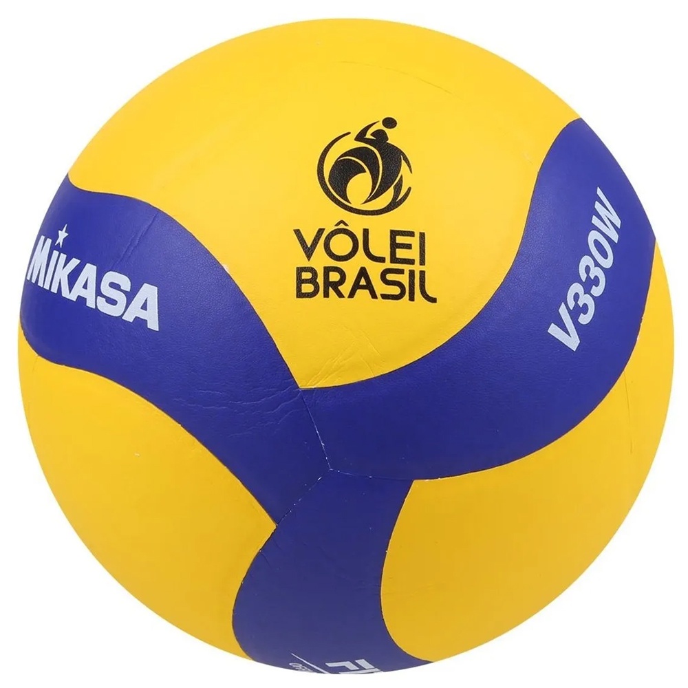 Bola De Voleibol Mikasa V330w Amarelo E Azul - Padrão FIVB | Shopee Brasil