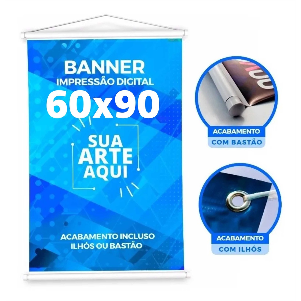 Banner Lona 60X90cm | Shopee Brasil