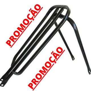 Garupa Reta BH Preta Bike Bagageiro Garupeira Bicicleta Original ...
