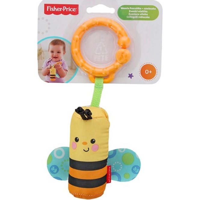 MORDEDOR CHOCALHO ABELHA FISHER PRICE | Shopee Brasil