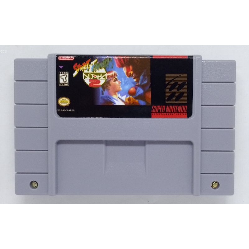 street fighter Alpha 2 snes super Nintendo | Shopee Brasil