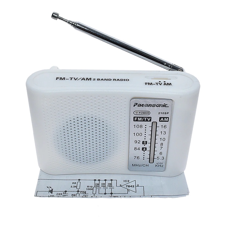 Kit Montar Rádio De Pilha Am Fm Cd9088 Tda2822 Ta7642 Diy | Shopee Brasil