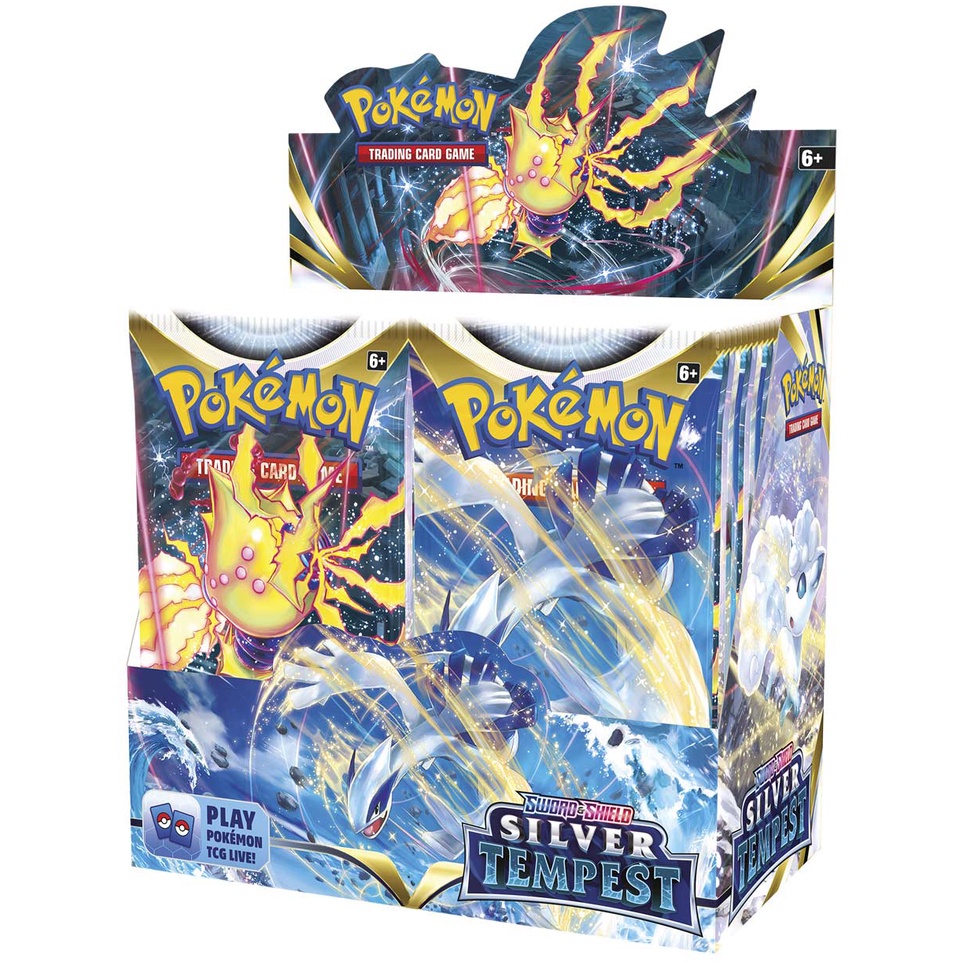 Booster Box Tempestade Prateada EE12 Pokémon TCG Oficial COPAG Caixa de Booster | Shopee Brasil