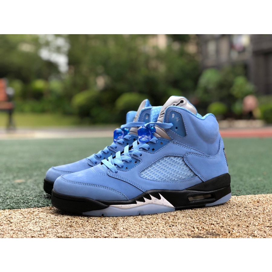 2022 Sapatos Masculinos Air Jordan 5 retro " UNC " De Basquetebol Preto ...